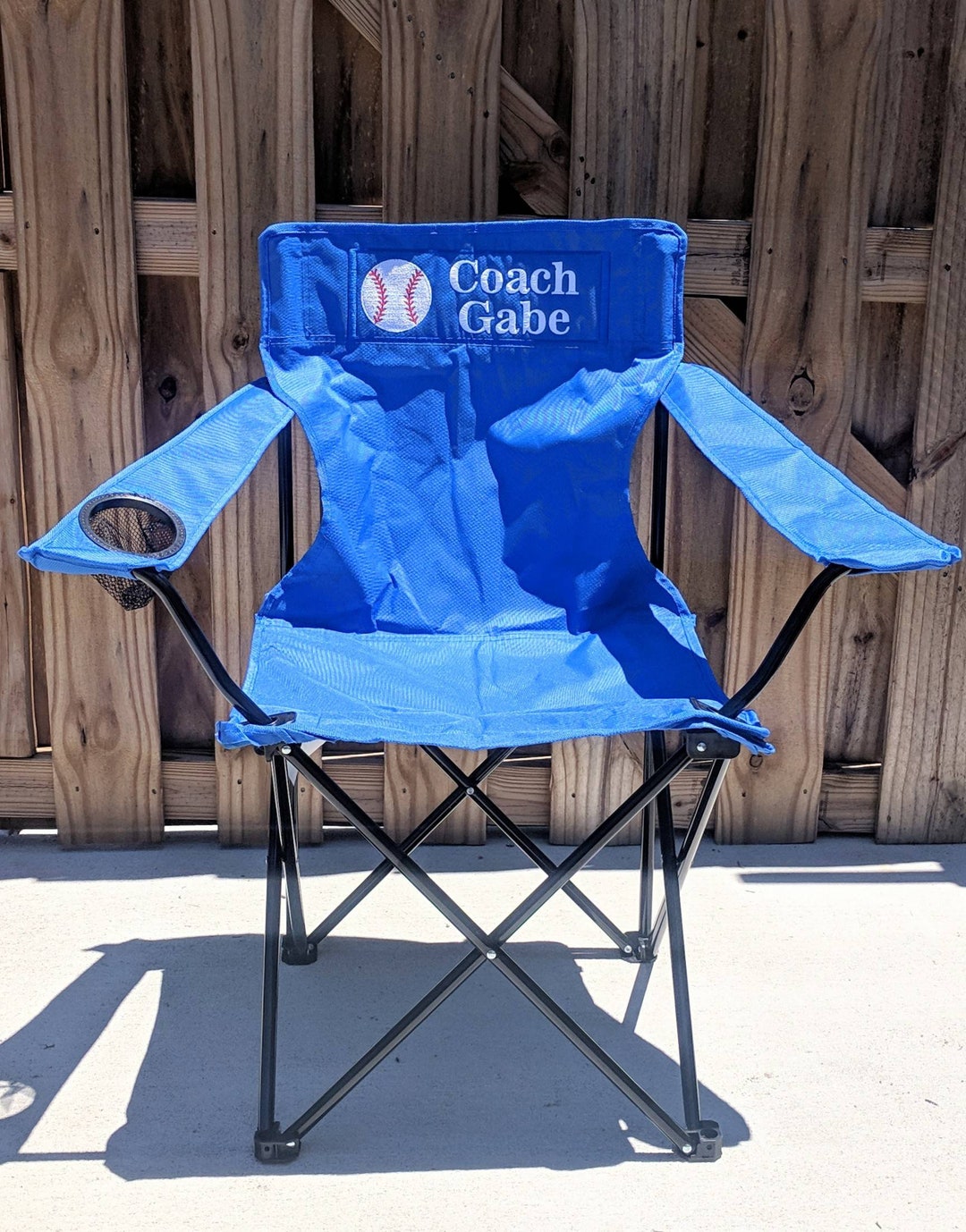 Personalized Coach Gift - Baseball Football Adult Folding Chair ...