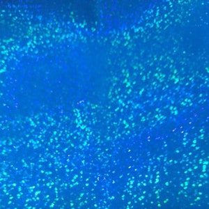 Royal Blue Sparkle Holographic Vinyl Embroidery Vinyl Canvas Backed ...