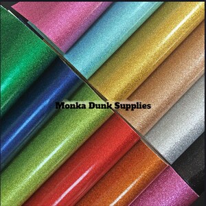 Royal Blue Glitter Vinyl - Embroidery Glitter Vinyl - Canvas Backed ...