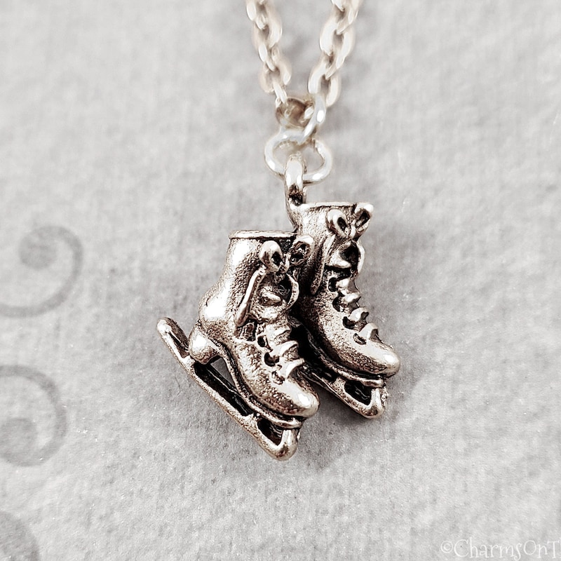 Ice Skating Necklace - Etsy