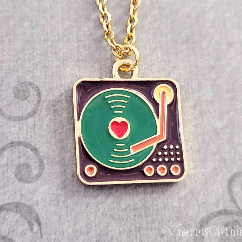 Music Charm Necklace - Etsy