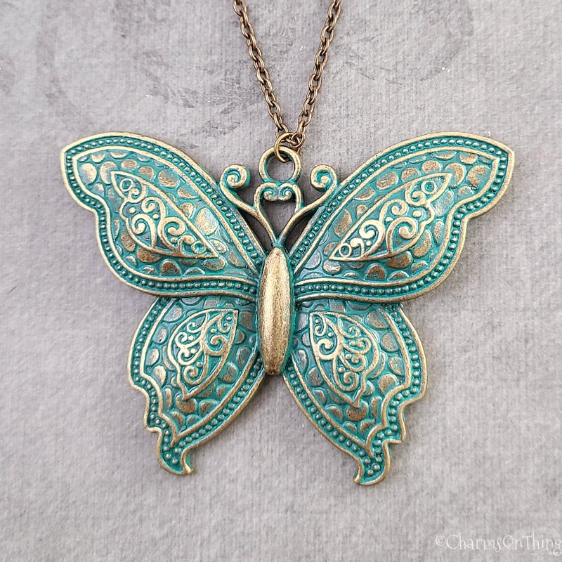 Butterfly Pendant - Etsy