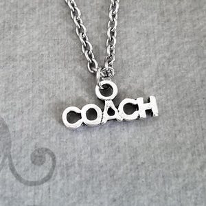 Coach Necklace SMALL Coach Charm Necklace Coach Pendant Necklace Coach ...