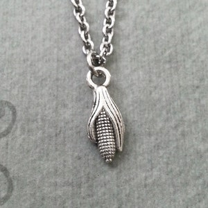 Corn Necklace VERY SMALL Corn Jewelry Farming Necklace Farmer Necklace ...