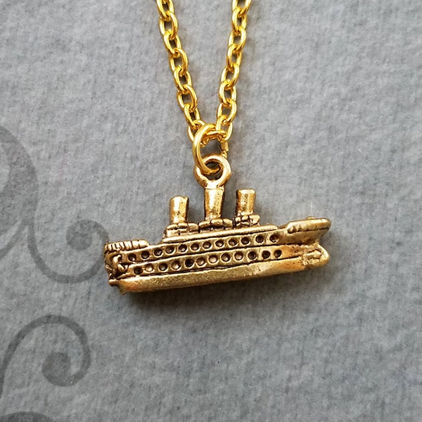Ship Pendant - Etsy