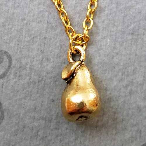 Pear Necklace - Etsy