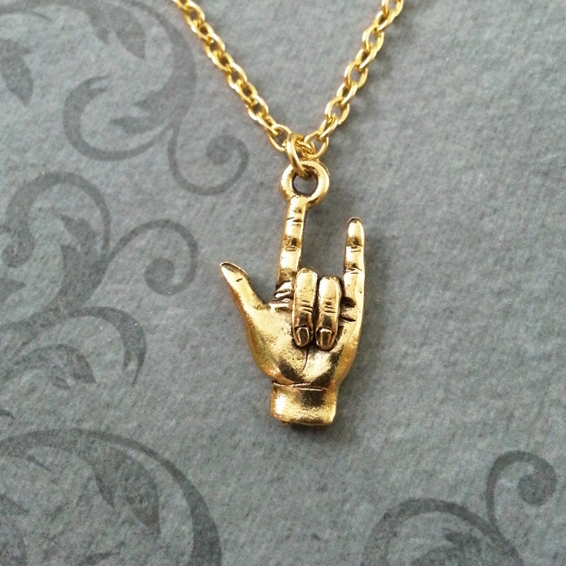 Sign Language Jewelry - Etsy