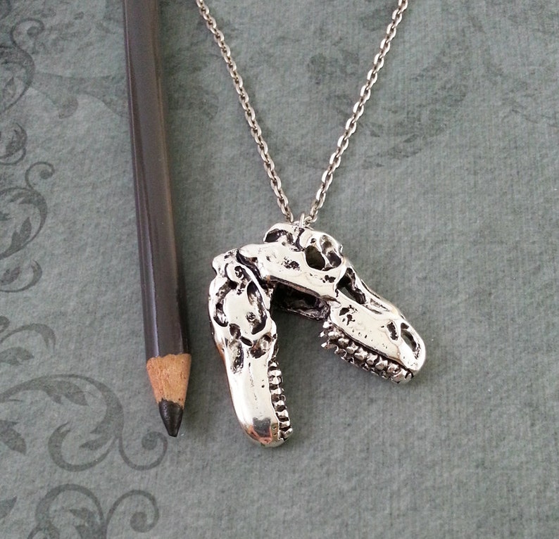 Dinosaur Necklace LARGE Dino Jewelry BIG T-rex Pendant | Etsy