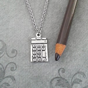 Calculator Necklace SMALL Calculator Jewelry Math Jewelry Math Teacher ...