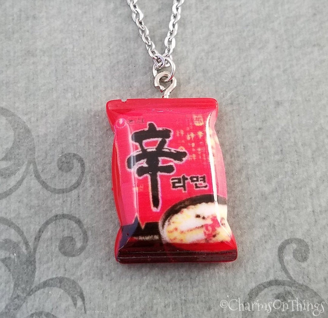 Ramen Necklace Ramen Noodles Necklace Noodles Jewelry Ramen Jewelry ...