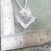 Ice Cube Necklace Ice Cube Charm Necklace Block of Ice Necklace Ice ...