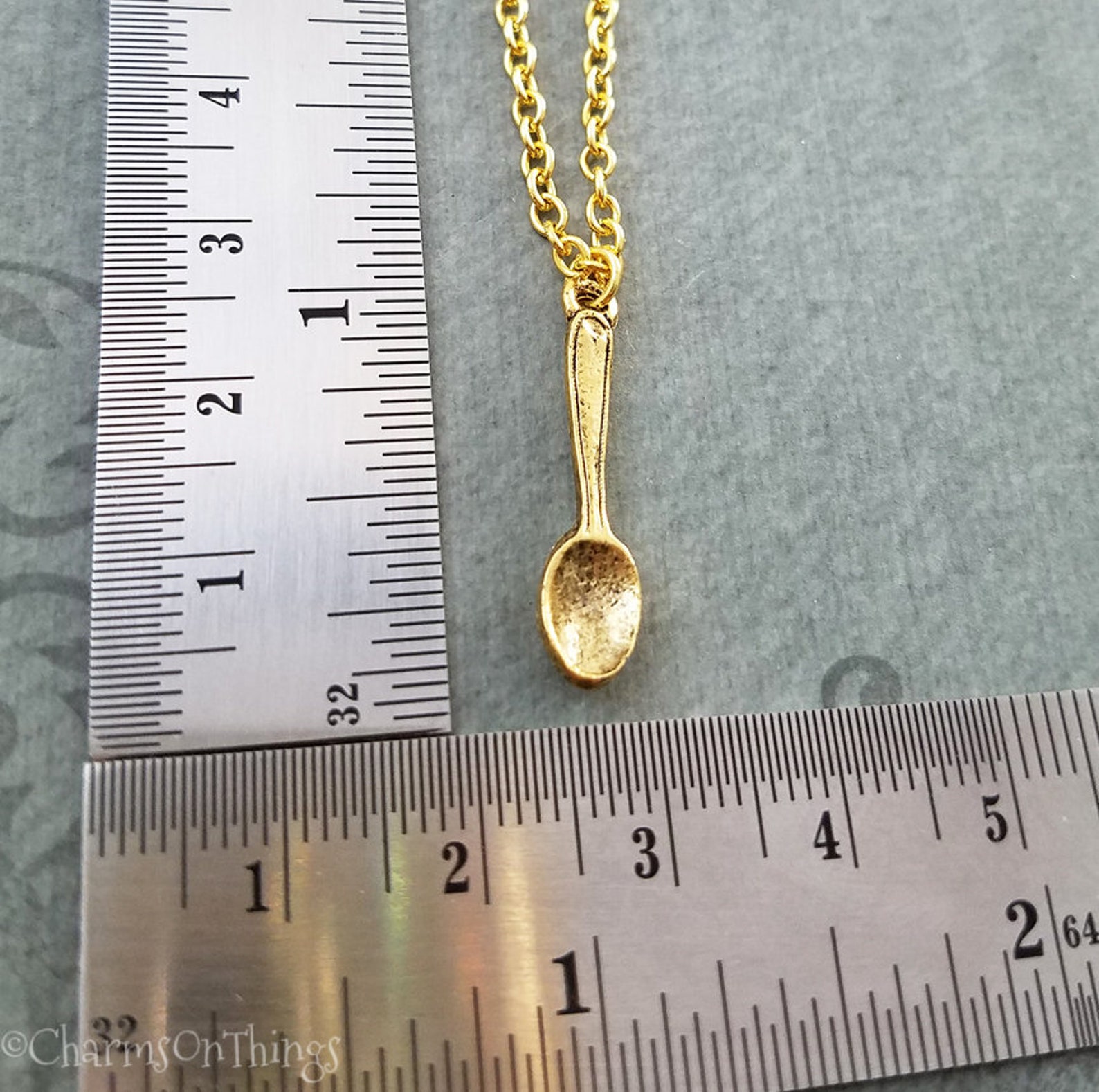 Spoon Necklace SMALL Spoon Pendant Necklace Spoon Jewelry - Etsy