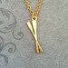 Oars Necklace SMALL Gold Oar Necklace Oar Jewelry Rowing Jewelry Rowing ...