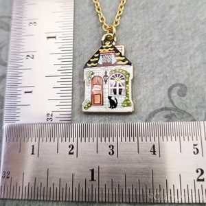 House Necklace House Pendant Necklace House Warming Gift Cafe Necklace ...