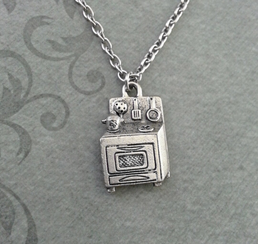 Oven Necklace SMALL Stove Necklace Mother's Day Necklace Chef Gift ...