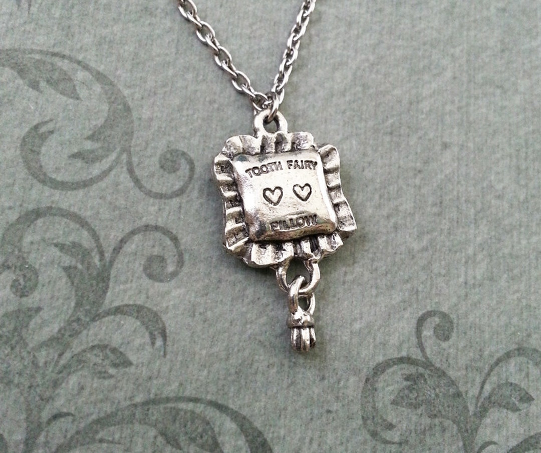 Tooth Fairy Necklace SMALL Tooth Necklace Pillow Necklace Wisdom Tooth ...