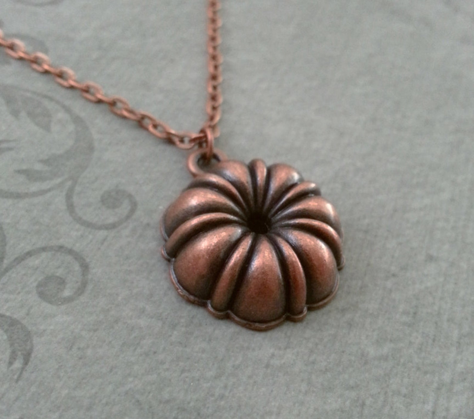 Cake Pan Necklace, SMALL Baking Jewelry, Cake Necklace, Baking Gift ...