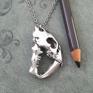 Saber Toothed Tiger Necklace, LARGE Saber Tooth Jewelry, BIG Sabre ...