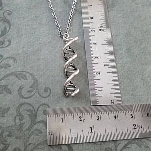 DNA Necklace DNA Molecule Necklace Molecular Biology Double Helix ...