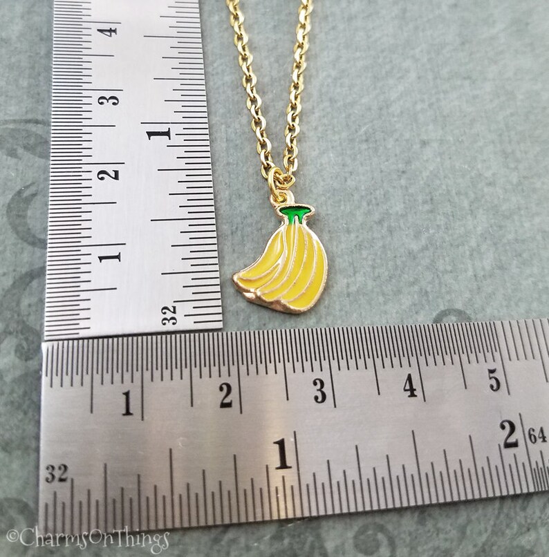 Bananas Necklace Banana Bunch Charm Necklace Banana Pendant Necklace ...