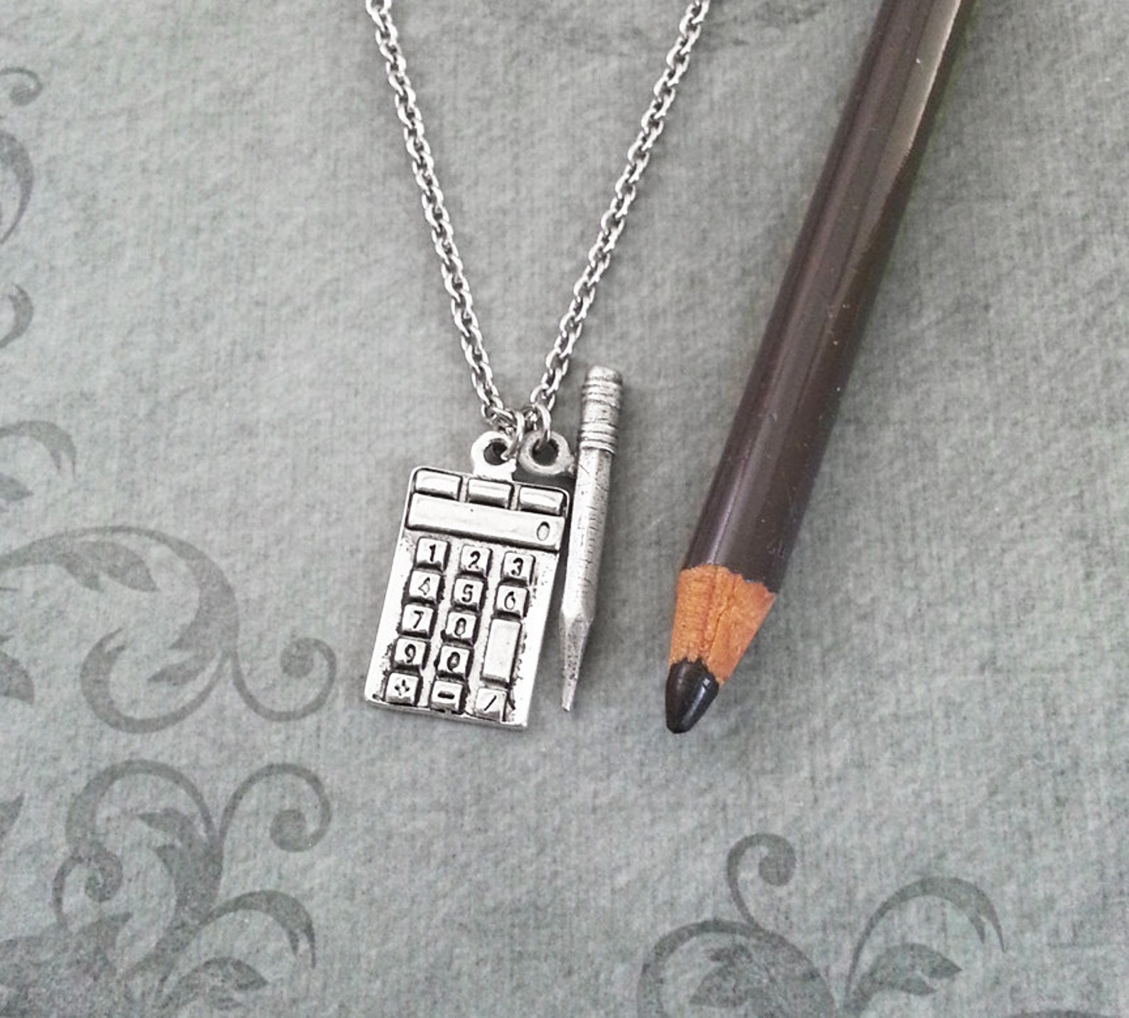 Calculator Necklace SMALL Calculator Jewelry Math Jewelry Math - Etsy