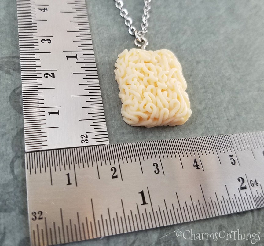 Ramen Necklace Ramen Noodles Necklace Noodles Jewelry Ramen | Etsy
