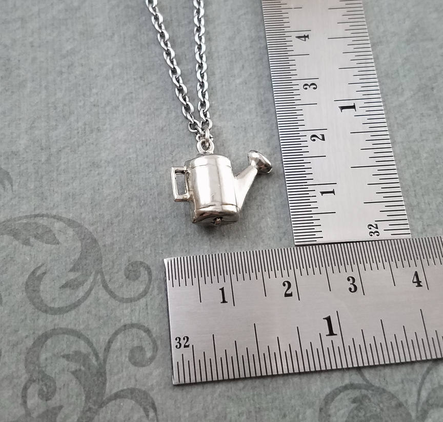 Watering Can Necklace SMALL Water Can Jewelry Gardening Tool - Etsy