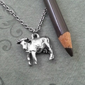 Cow Necklace, SMALL Beef Necklace, Cowgirl Necklace, Southern Necklace ...
