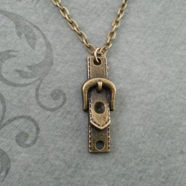 Belt Buckle Necklace - Etsy
