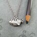 Submarine Necklace SMALL Submarine Jewelry Silver Submarine Charm ...