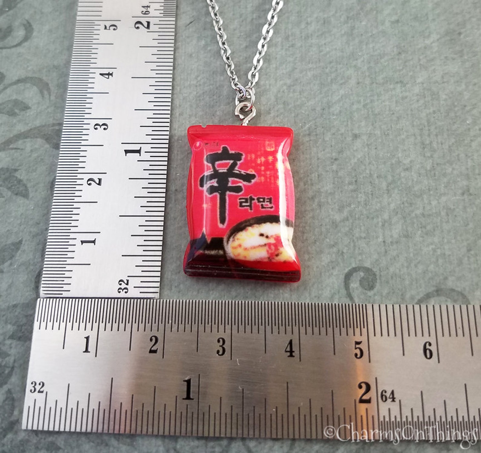 Ramen Necklace Ramen Noodles Necklace Noodles Jewelry Ramen | Etsy