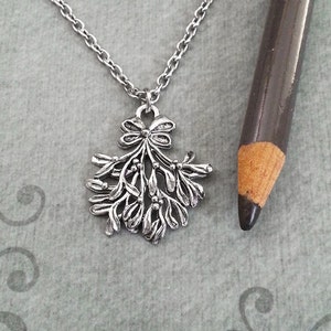 Mistletoe Necklace Misletoe Jewelry Christmas Jewelry Stocking Stuffer ...