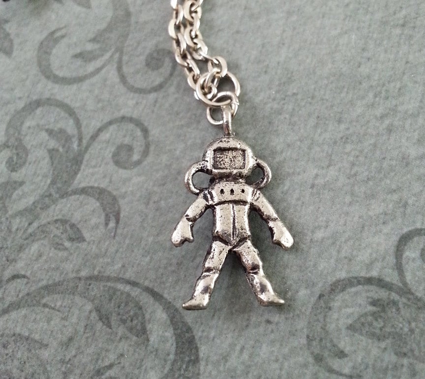 Astronaut Necklace Astronaut Jewelry Astronaut Pendant | Etsy