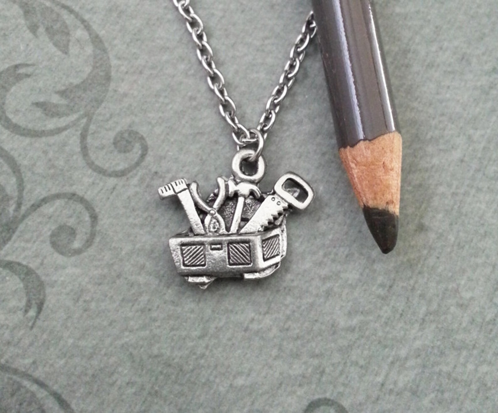Toolbox Necklace SMALL Tools Necklace Father's Day - Etsy