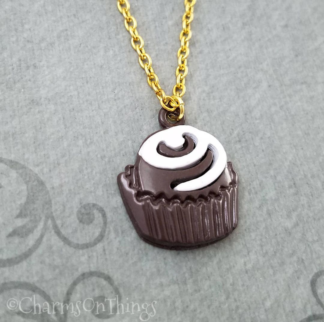 Chocolate Necklace Chocolate Jewelry Bonbon Necklace Dark Chocolate ...