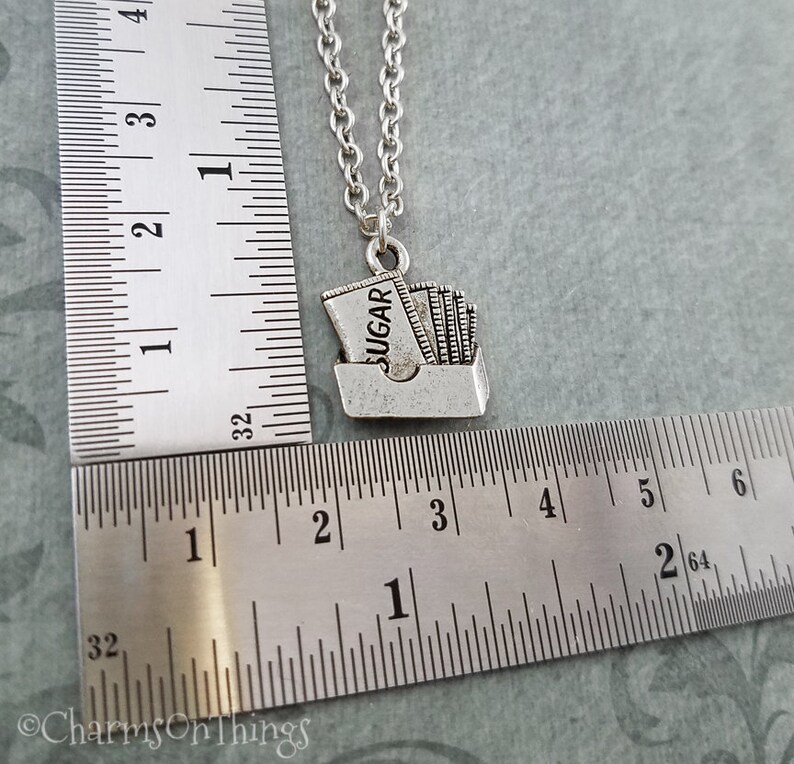 Sugar Necklace SMALL Sugar Packet Necklace Coffee Jewelry Coffee ...