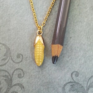 Corn Necklace SMALL Corn Jewelry Farming Necklace Farmer Necklace Farm ...