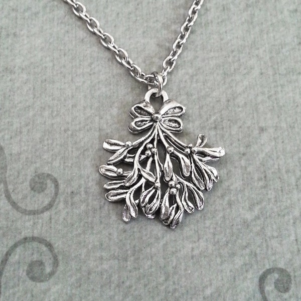 Mistletoe Necklace - Etsy