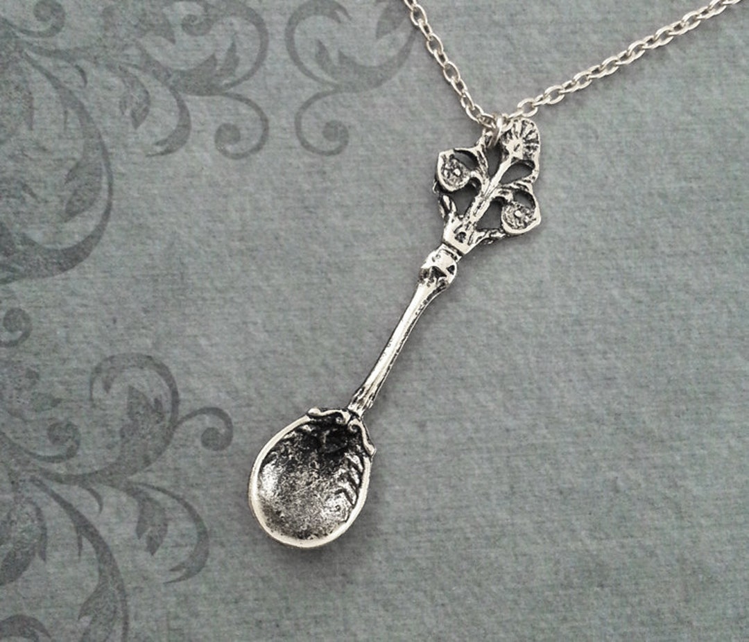 Spoon Necklace LARGE Victorian Spoon Jewelry Vintage Spoon Pendant ...