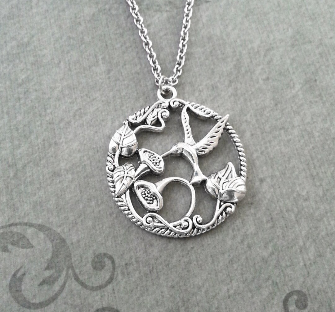 Hummingbird Necklace Hummingbird Jewelry Bird Necklace Bird Jewelry ...
