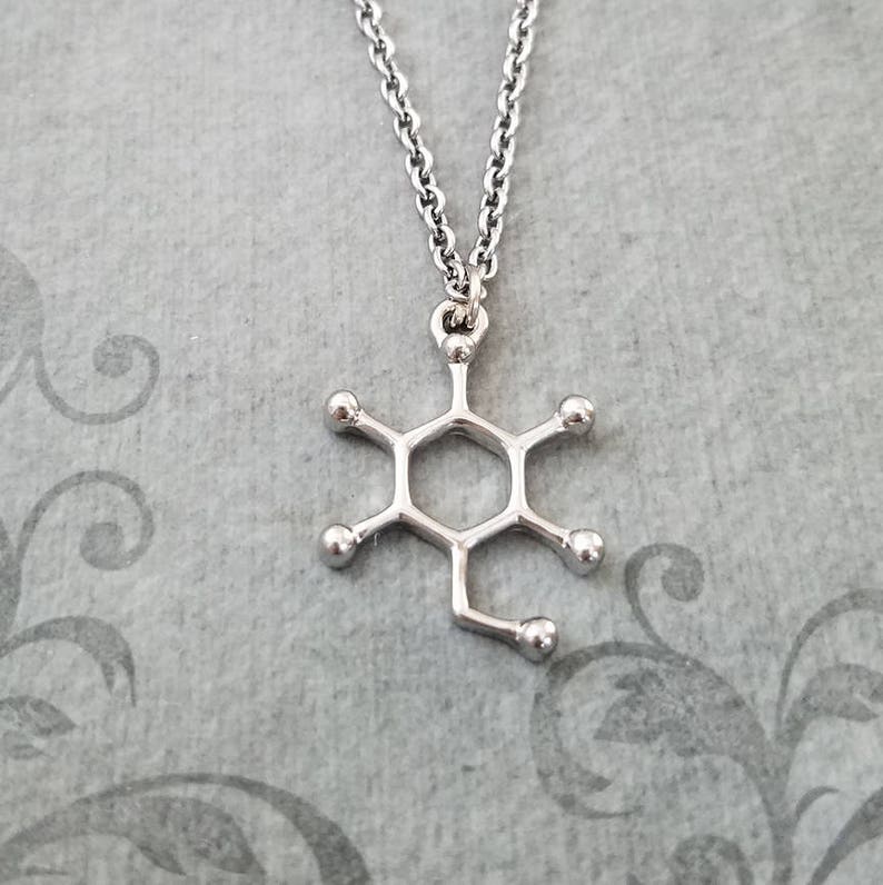 Glucose Molecule Necklace SMALL Glucose Necklace Sugar - Etsy