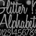 Gold Glitter Alphabet Clipart: Cursive Letters Handwriting Overlay Clip ...