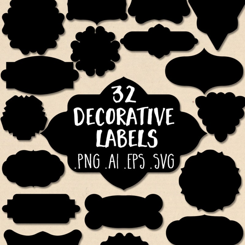 Decorative Labels - Etsy