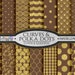 Brown Digital Paper: Brown and Gold Digital Paper - Gold and Brown ...