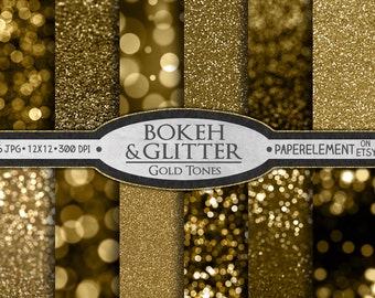 Bokeh Digital Paper: bokeh Light Scrapbook Papers - Etsy