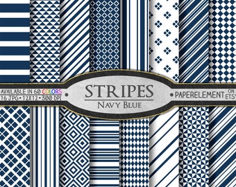 Stripe Digital Paper - Etsy