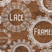Digital Lace Clipart: Lace Clip Art Lace Frame Clipart - Etsy