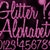 Gold Glitter Alphabet Clipart: Cursive Letters Handwriting Overlay Clip ...