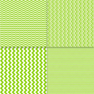 Apple Green Chevron Digital Paper Pack - Instant Download - Digital ...