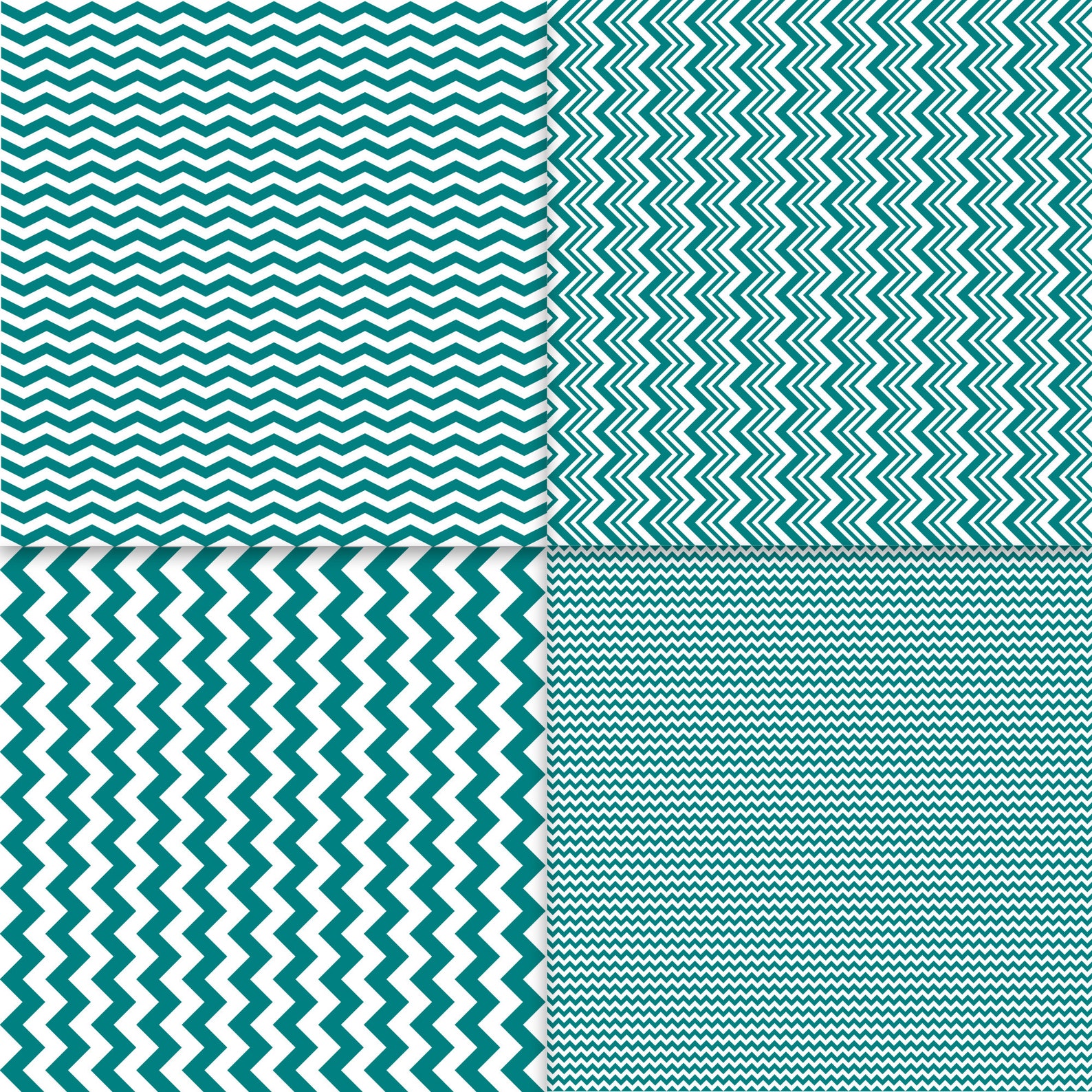 Teal Chevron Backdrop Download: Teal Green Chevron Digital Paper With ...